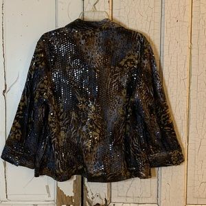 Ruby Rd. | Jackets & Coats | Ruby Rd Metallic Jacket With Pockets Size ...